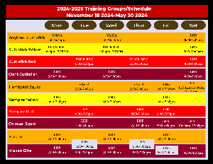 SlipStream Aquatics - Calendar